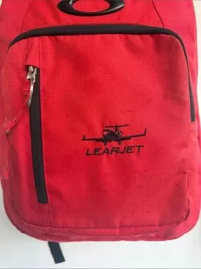 Oakley | Bags | Oakley Learjet Book Bag Backpack Red Bookbag | Poshmark
